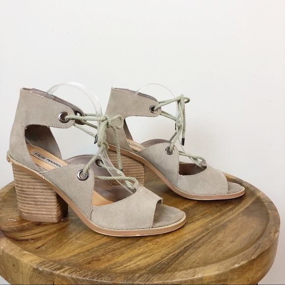 Steve Madden | Shoes | Steve Madden Carah Lace Up Heeled Sandal | Poshmark